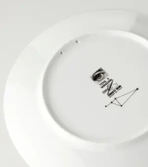 FORNASETTI Tema E Variazioni N.359 Pisces Wall Plate - Black