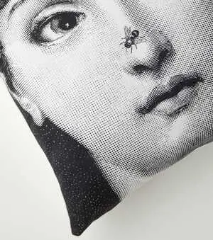 FORNASETTI Tema E Variazioni Ape Cushion - Multicoloured