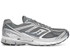 Saucony Silver Tone Sneakers For Men
