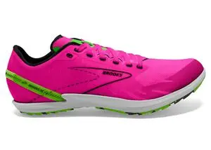Brooks Draft Xc Spikeless - Pink Glo/green/black