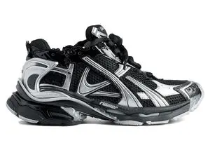 Balenciaga Runner Sneakers - Black/silver