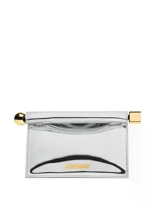 Jacquemus Silver Tone Clutches