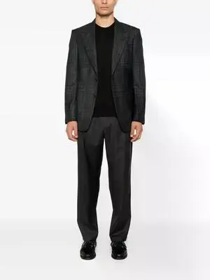 Fedeli Crew-neck Long-sleeve Top - Black