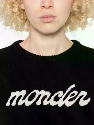 Moncler Logo-embroidered Wool Jumper