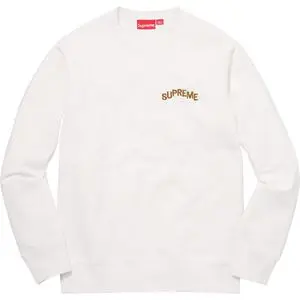 Supreme Step Arc Crewneck Sweatshirt - White