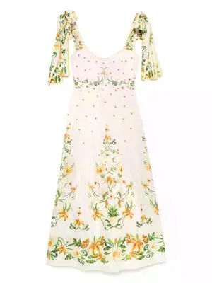 Farm Rio Botanical Beauty Midi Dress