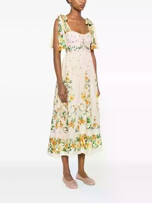 Farm Rio Botanical Beauty Midi Dress