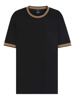 BOSS Contrast-trimmed T-shirt