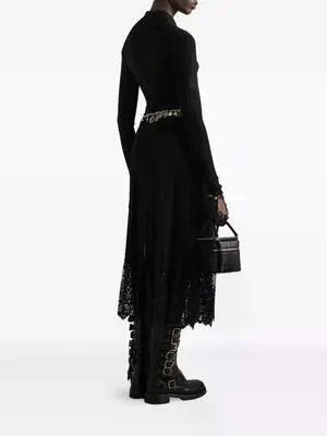 Dolce & Gabbana Midi Skirt With Lace Trim
