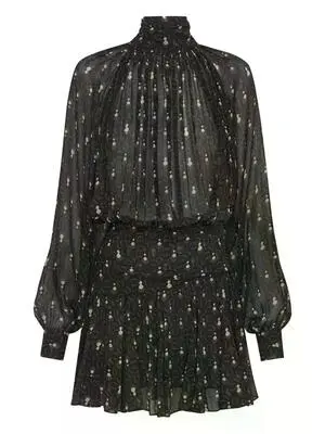 NICHOLAS Cecile Turtleneck Mini Dress