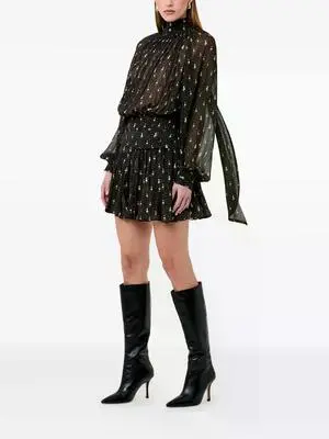 NICHOLAS Cecile Turtleneck Mini Dress