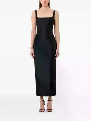 NICHOLAS Square-neck Midi Dress