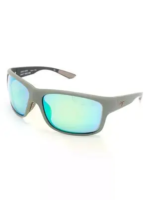 Maui Jim Rectangle-frame Mirrored Sunglasses - Grey