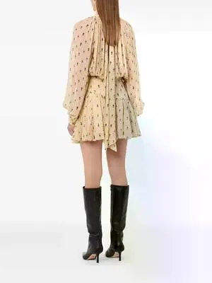 NICHOLAS Cecile Pleated Mini Dress