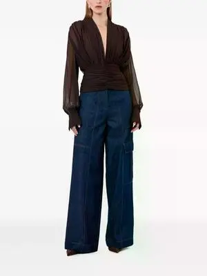 NICHOLAS Jacqueline Pleated-gathered Top