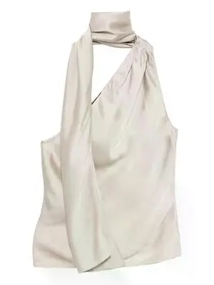 TOM FORD One-shoulder Scarf-detail Top