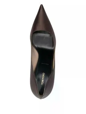 TOM FORD 80mm Pointed-toe Satin Pumps