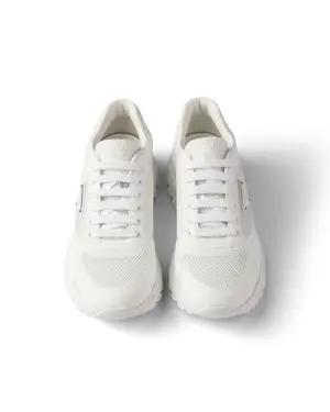 Prada Prax 2.0 Fabric Sneakers - White