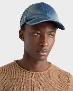 Prada Denim Baseball Cap