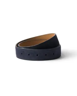 Prada Suede Belt Strap Blue