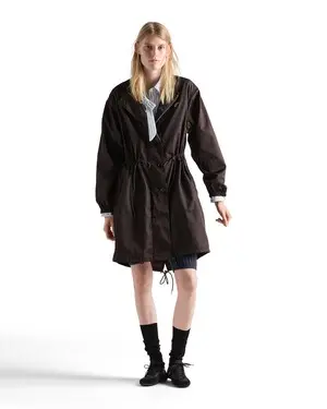 Prada Re-nylon Raincoat - Brown
