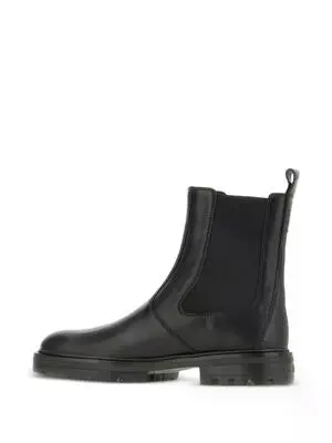 Hogan Elastic-panel Leather Boots