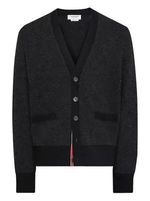 Thom Browne Knitted V-neck Cardigan