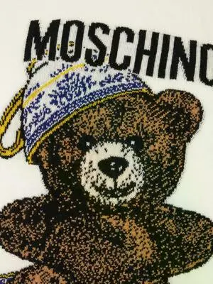 Moschino Teddy-print Hooded Sweater
