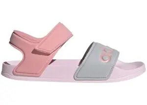 Adidas Adilette Sandal - Clear Pink/super Pop/silver Metallic