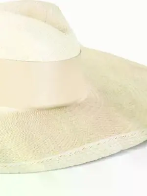 FILIPPO CATARZI Leather-band Panama Hat