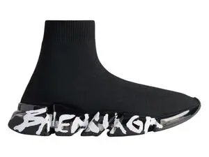 Men's Balenciaga Black White Shoes