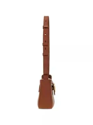 FERRAGAMO Double Gancini Shoulder Bag - Brown