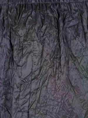 DANIELA GREGIS Wide Leg Crinkled Silk Trousers