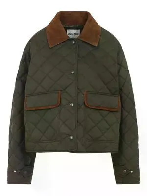 Miu Miu Quilted Bomber Jacket
