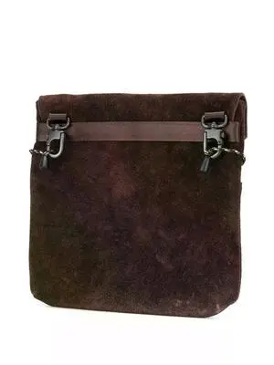 AS2OV Textured Shoulder Bag - Brown