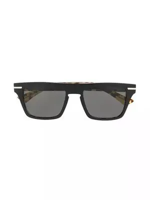 CUTLER & GROSS 1357-02 Square-frame Sunglasses - Yellow