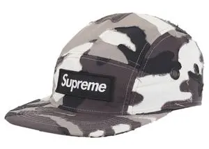 Supreme Layered Camo Camp Cap - Snow Camo