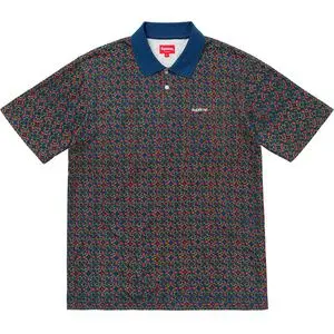 Supreme Bridle Print Polo Shirt