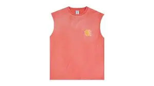 ERIC EMANUEL Ee Basic Cutoff Tank - Washed Red/orange