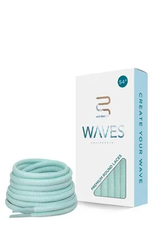 WAVES CALIFORNIA 54-inch Round Shoelaces - Diamond Blue