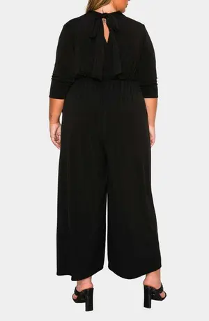 L I V D Wide-leg Jumpsuit - Black