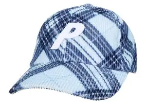 PALACE Corduroy 6-panel Cap - Blue Bias Check