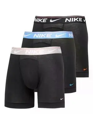 Nike Ultra Comfort Logo-waistband Boxer Briefs - Black