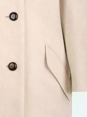 Isabel Marant Étoile Button-fastening Flap-pockets Single-breasted Coat - Neutrals