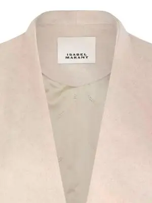 Isabel Marant Étoile Button-fastening Flap-pockets Single-breasted Coat - Neutrals