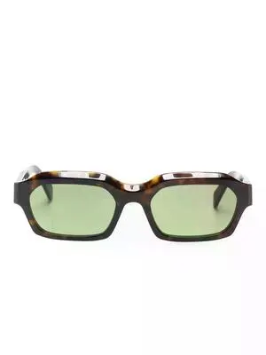RETROSUPERFUTURE Boletus Geometric-frame Sunglasses - Brown