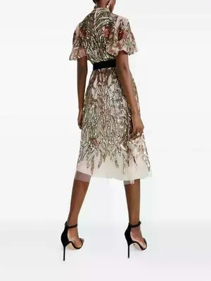 TEMPERLEY LONDON Suzani Sequin-embellished Midi Dress