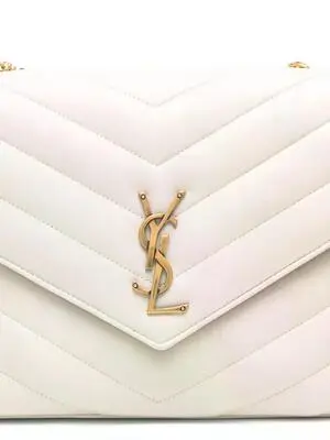 Saint Laurent Large Loulou Shoulder Bag - Neutrals