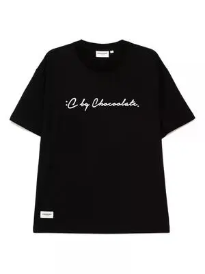 CHOCOOLATE Logo-print T-shirt - Black
