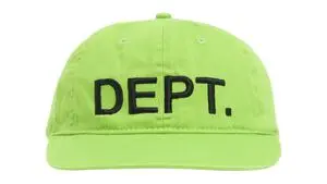 GALLERY DEPT. Logo Embroidered Cap - Flo Green
